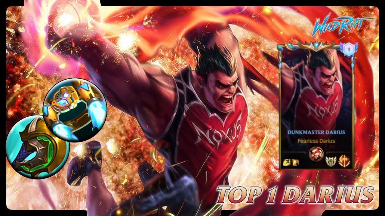 Wild Rift DARIUS - TOP 1 Dunkmaster Darius S13 Ranked Gameplay + Build ...