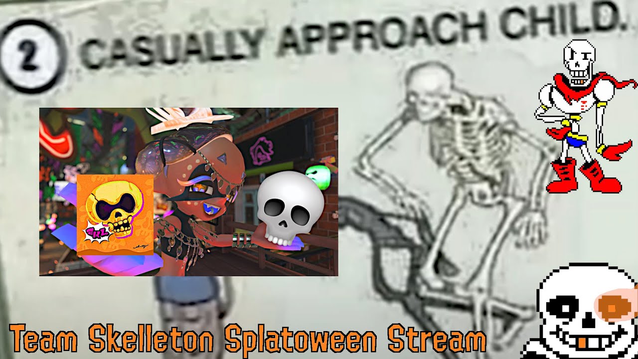 Team Skeleton Splatoween Stream (ft.@tailsgglypuff6583) - YouTube