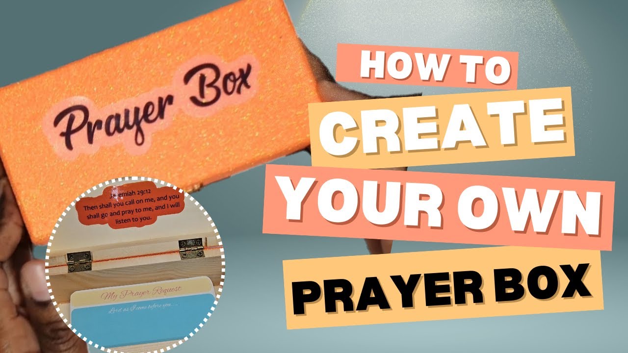How to Make a Prayer Box || Easy DIY Glitter Craft - YouTube