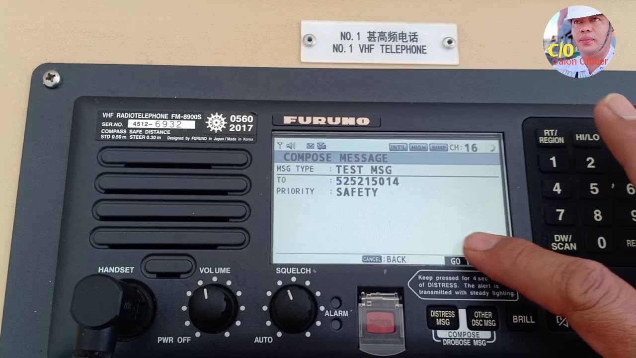 3.Tutorial Test DSC di VHF DSC FURUNO - YouTube
