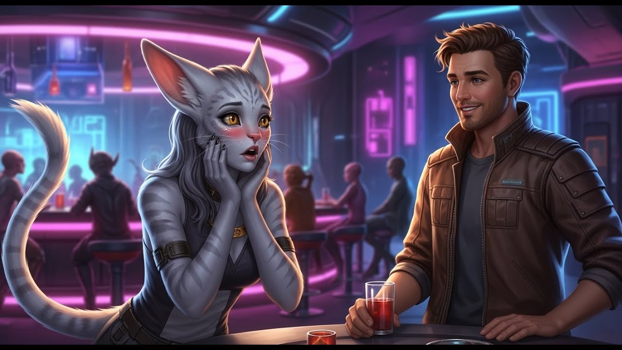 The Shy Alien Feline Girl Believed She Was Plain — Until a Human Told ...