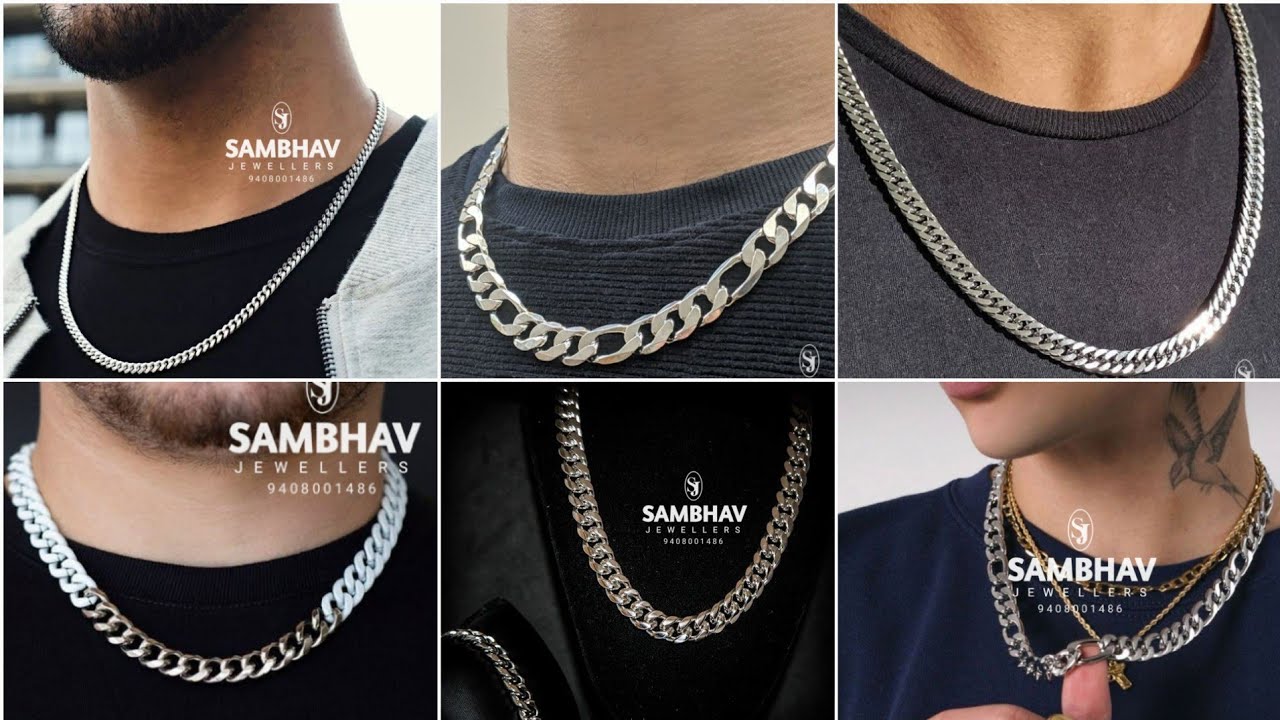 Silver Chain | Men Chain | Boys Chain | Trending Silver Chain | Boys ...