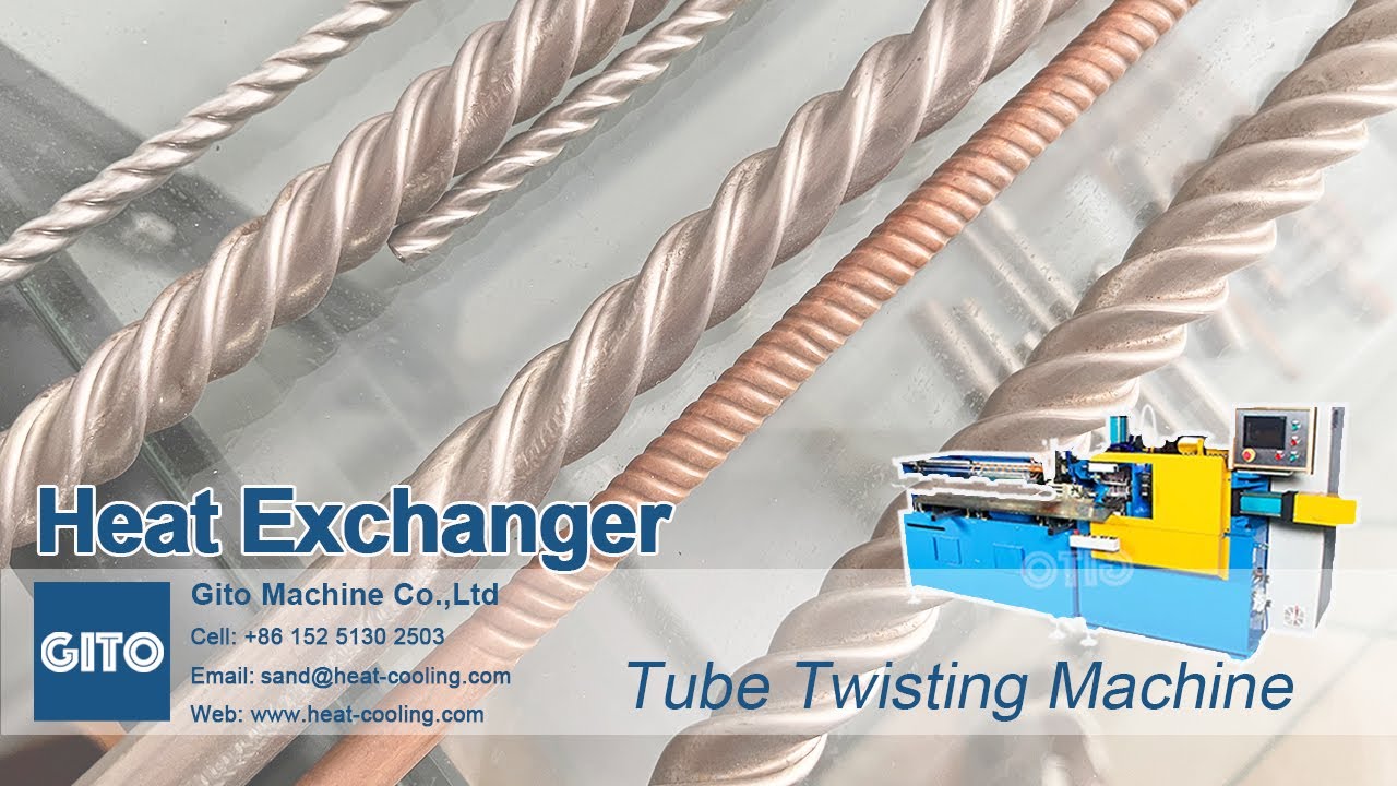 Heat Exchanger Corrugated Tube Twisting Machine - YouTube