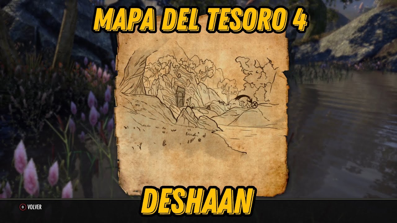 Mapa Del Tesoro Deshaan 4 | The Elder Scrolls Online - YouTube