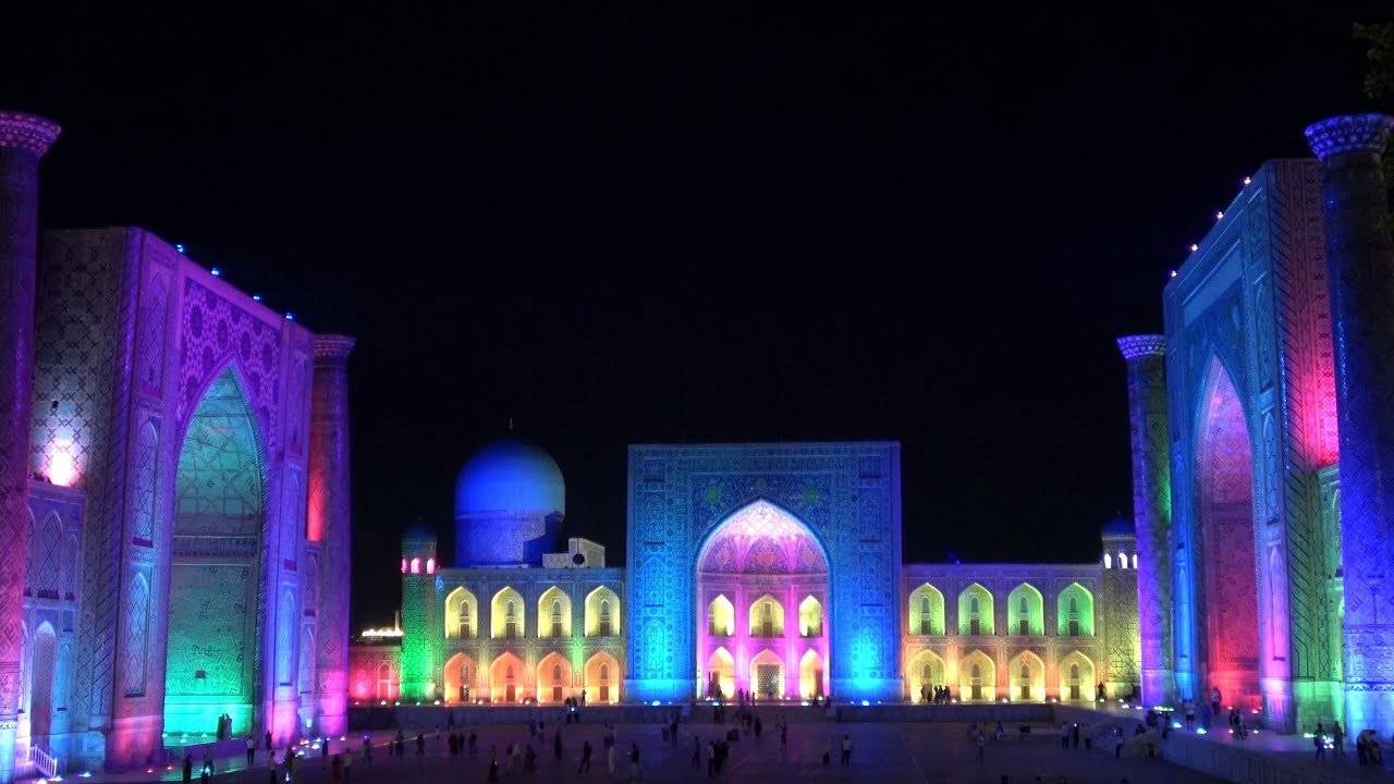 Prachtbauten Usbekistans: Samarkand (4K, kommentiert) - YouTube