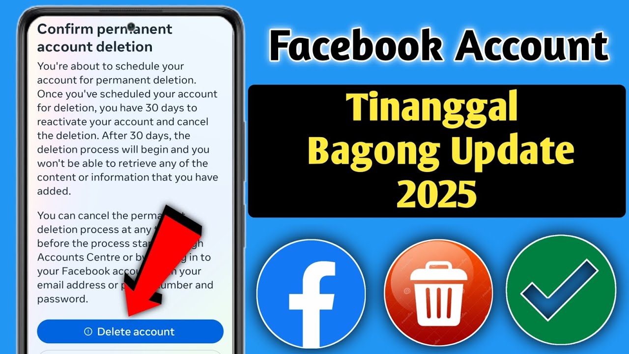 Paano Tanggalin ang Iyong Facebook Account 2025 | Tanggalin ang ...