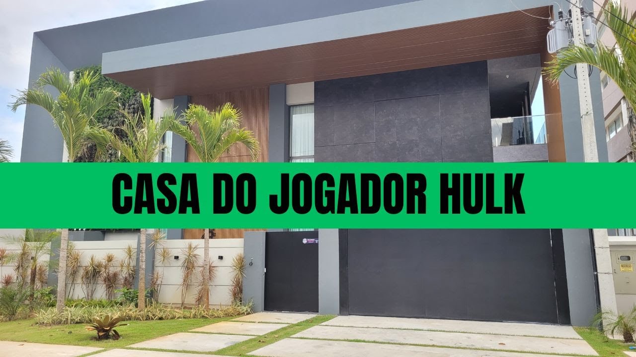 Casa do Jogador Hulk em João Pessoa - YouTube