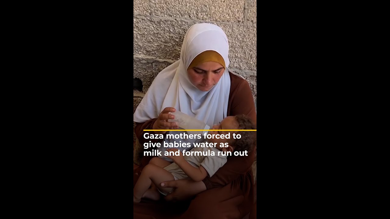 Gaza mothers forced to give babies water as milk and formula run out ...