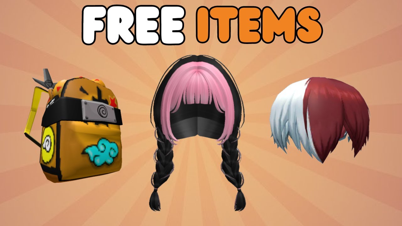 GET 15+ FREE HAIRS AND ITEMS IN ROBLOX! - YouTube