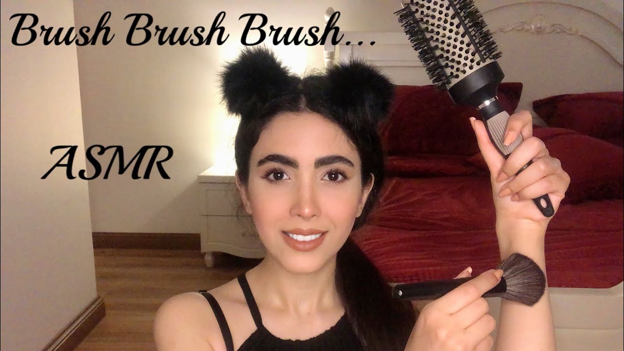 ASMR | Brushing And Combing My Skin (Hands,Face,Neck),(For When You Can ...