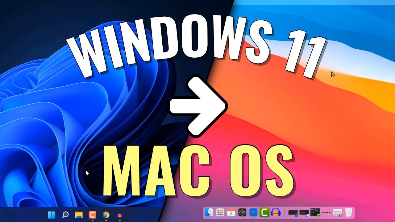 MacOS Skin On Windows 11 and Windows 10 | MacOS Big Sur Theme | Best ...