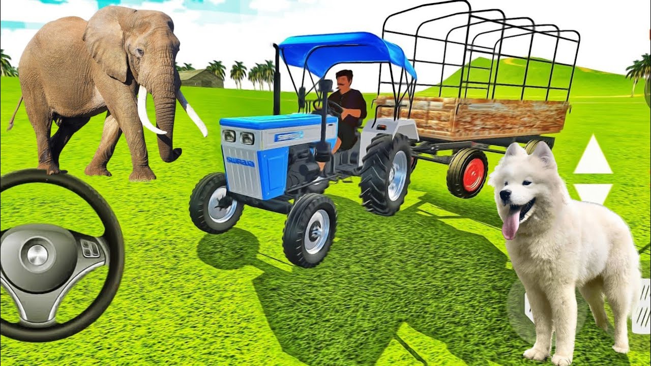 Indian Tractor Driving 3D part 16 | Tractor Game | Tractor Wala Game ...