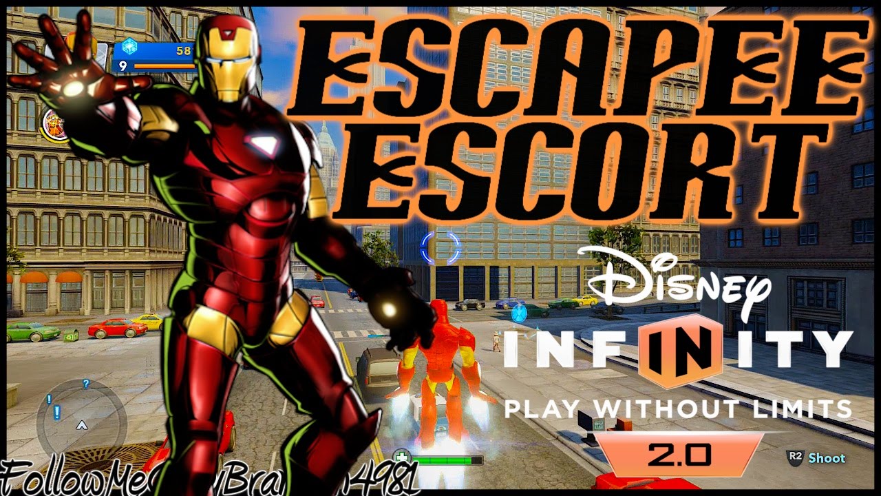 Disney Infinity 2.0 IRON MAN Escapes Escort - IRON MAN PS4 Gameplay By ...