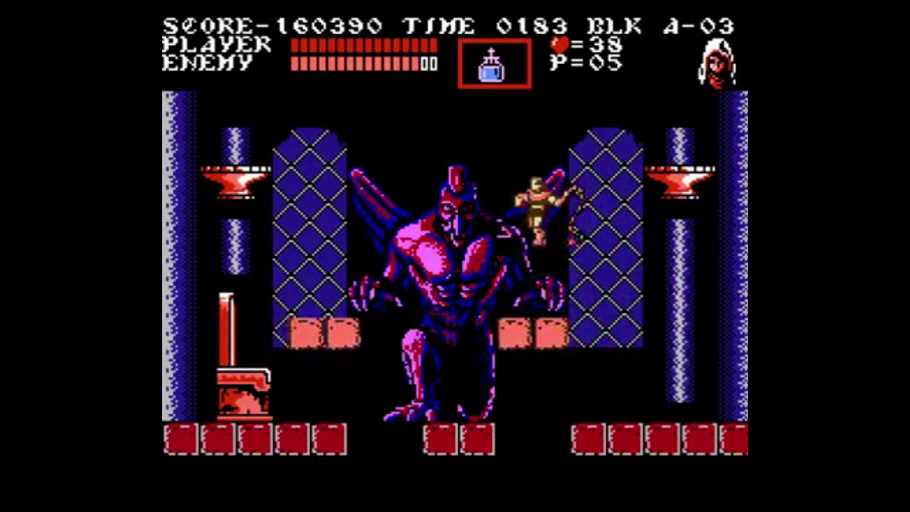 Castlevania III Dracula's Curse Final Boss and Ending - YouTube