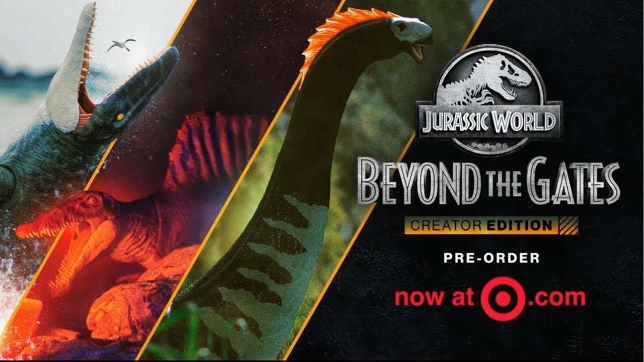 Jurassic World Rebirth Beyond The Gates Reveal Spinosaurus Set Super