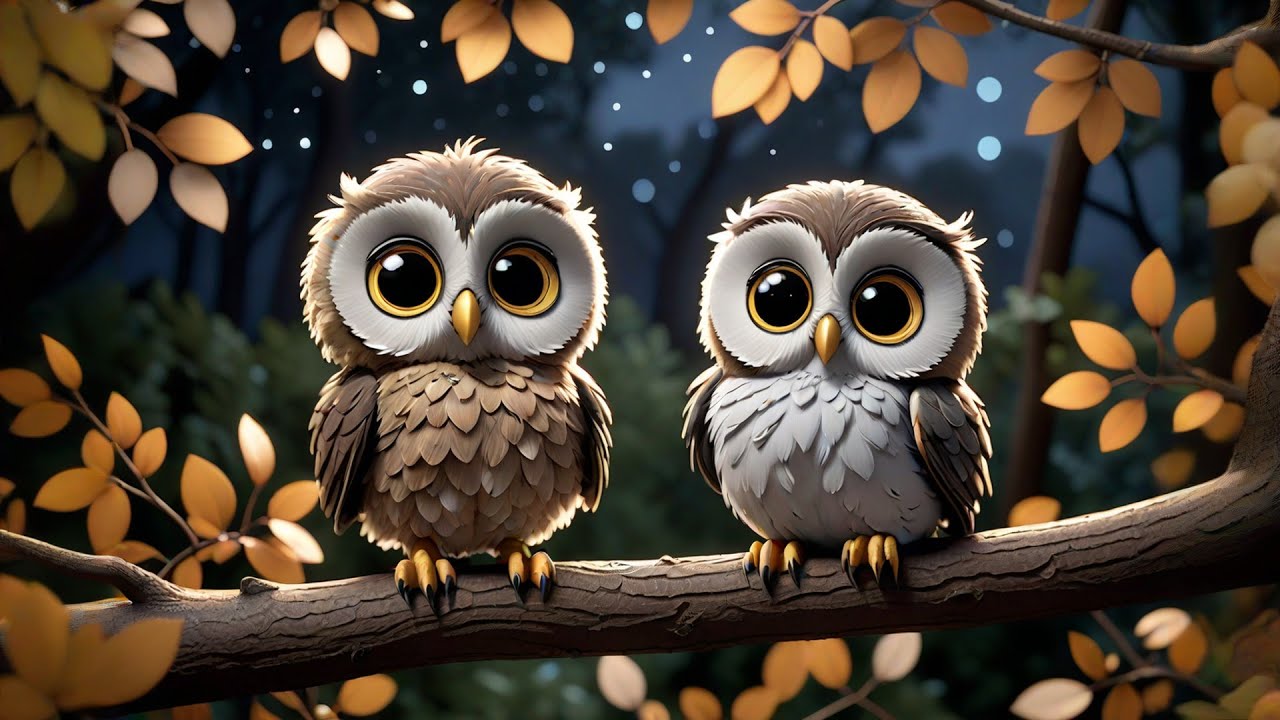 Two Baby Owls Hoot in the Night | Fun Counting Song for Kids | Nursery ...