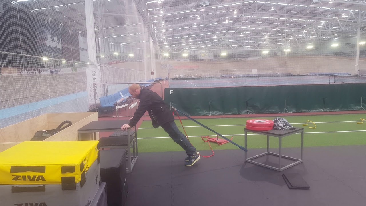 Band-Resist Hack Squat - YouTube