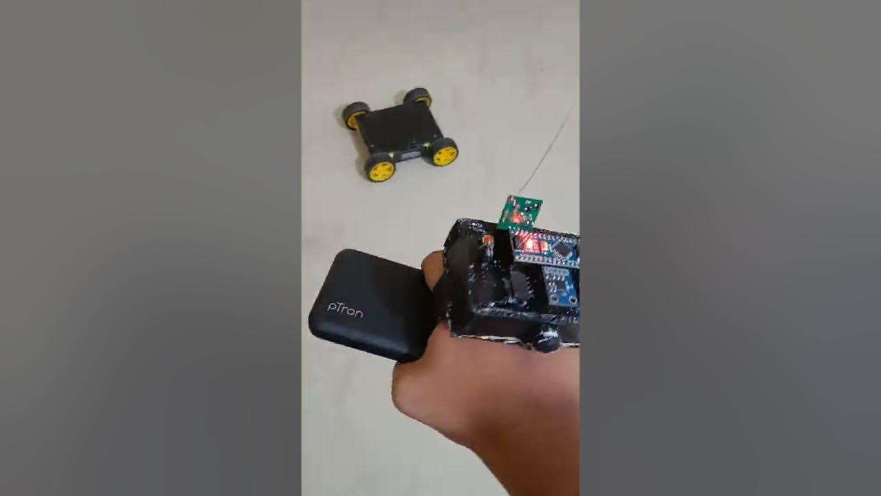Hand Gesture Controlled Car Using Arduino - YouTube