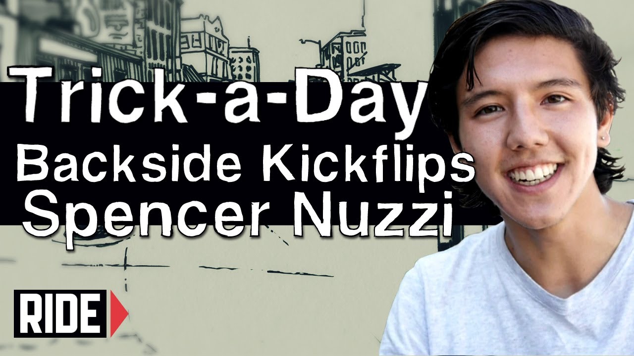 How-To Skateboarding: Backside Kickflip with Spencer Nuzzi - YouTube