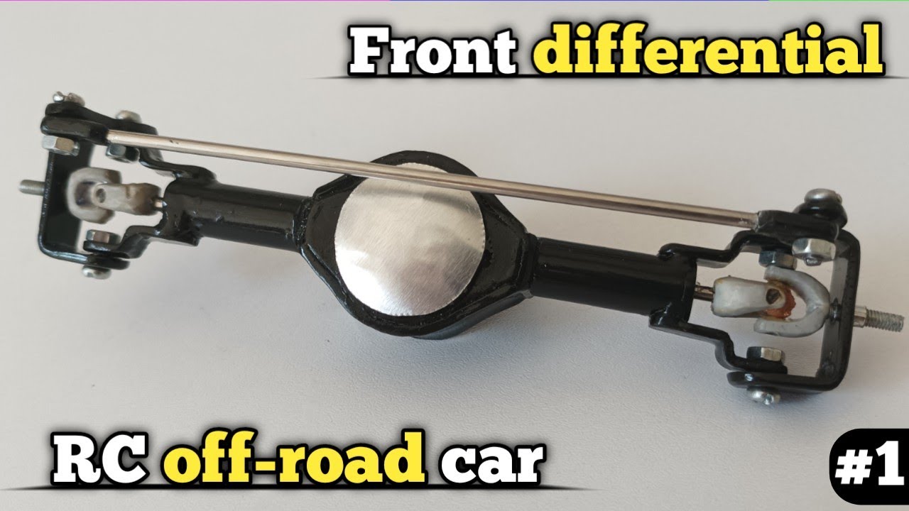 Front differential of RC off-road car // How to make a handmade rc off ...