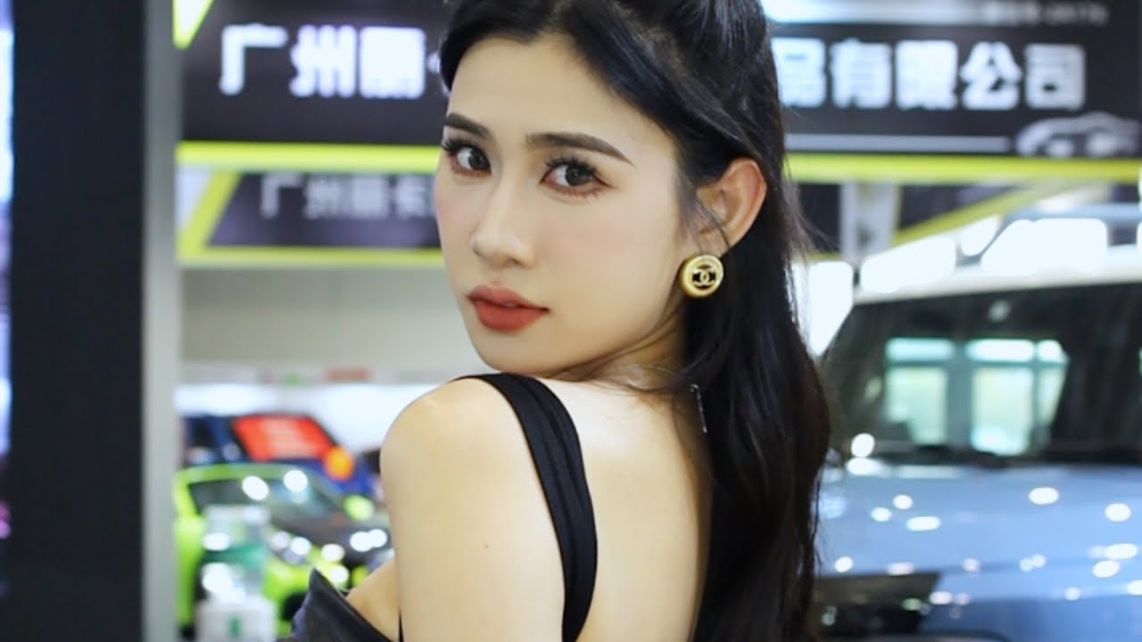 2023深圳改裝車展美女車模 Shenzhen modified car show beauty car model PART28 - YouTube