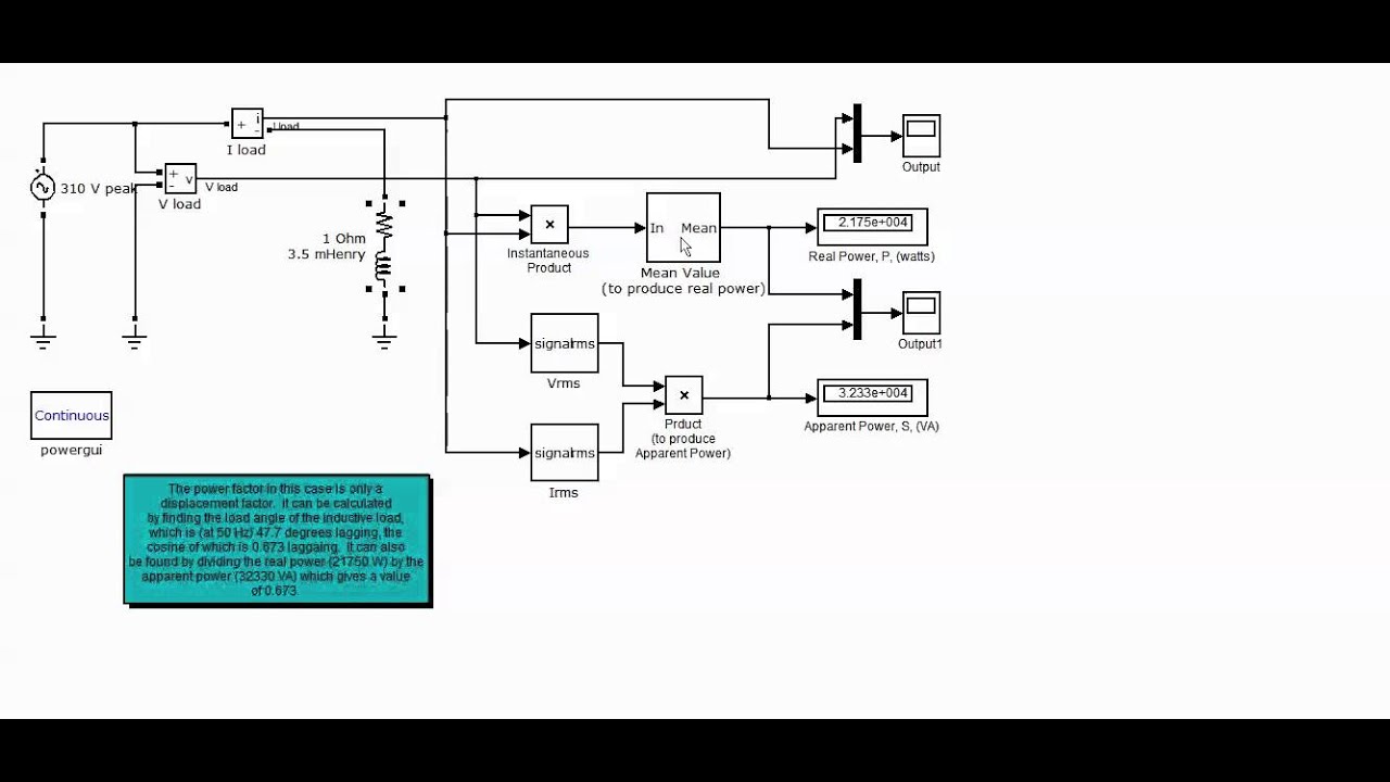 Linear Loads (SimPowerSystem example), 16/12/2013 - YouTube