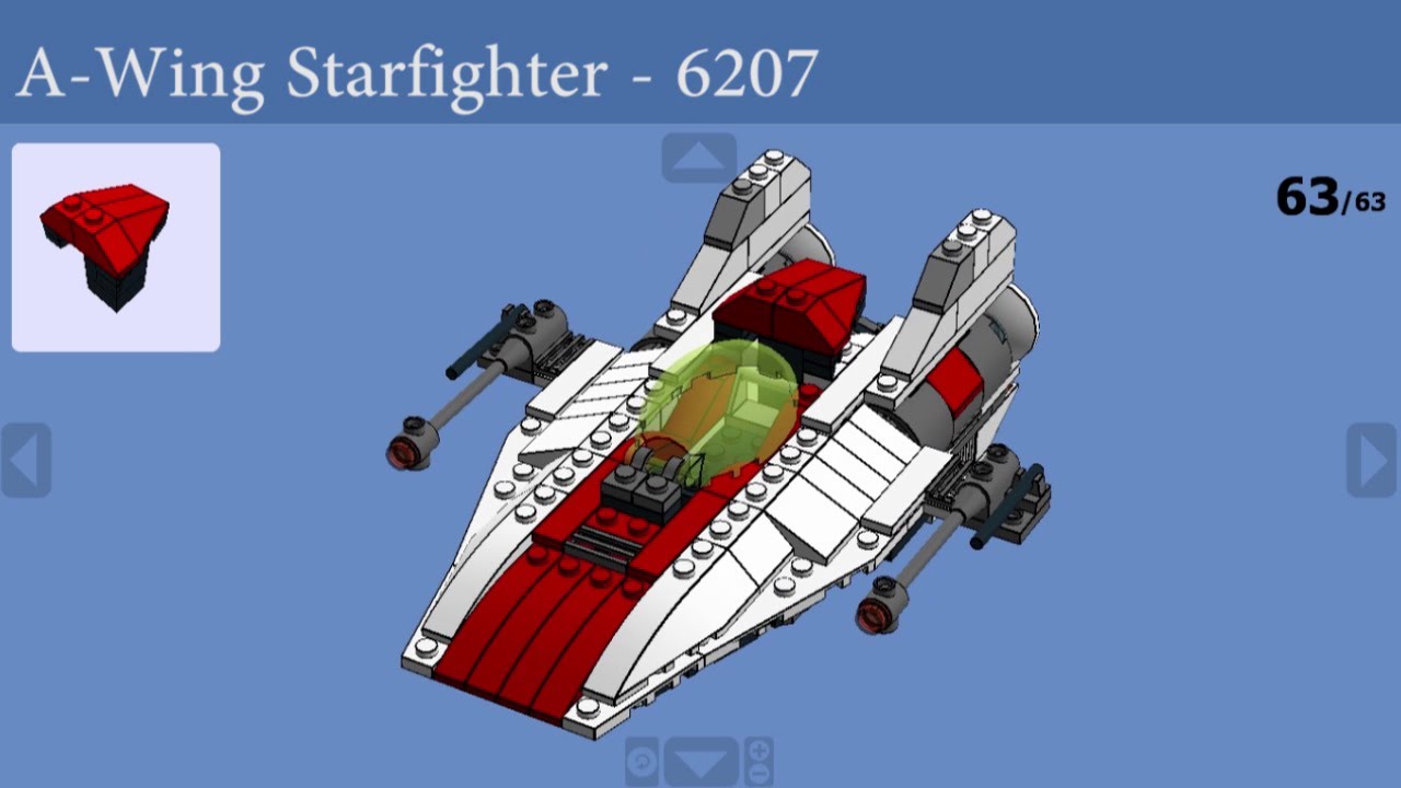 LEGO - How to build 6207 - A-Wing Starfighter - YouTube