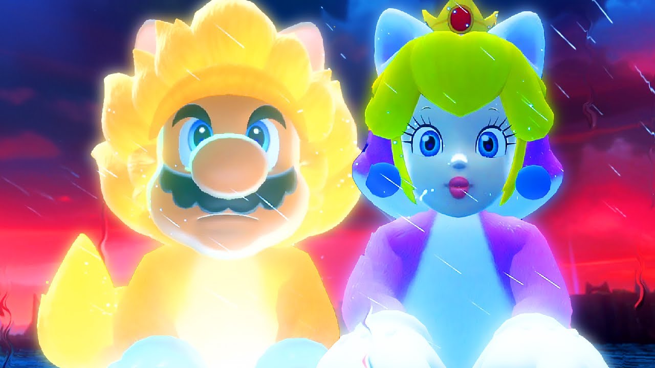 Bowser's Fury - Mario vs Peach - Final Boss Battle (Comparison) - YouTube