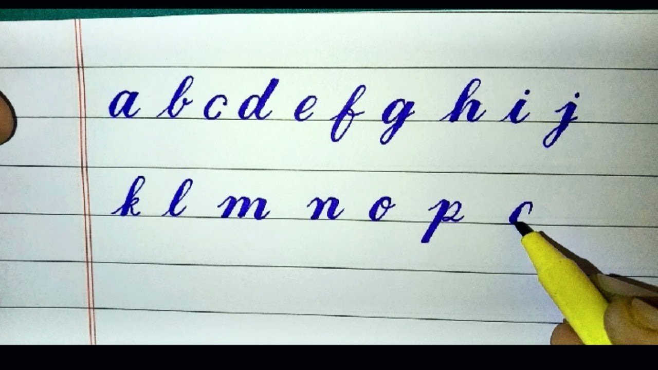 how to write with cut marker|english handwriting|604cut marker tutorial ...