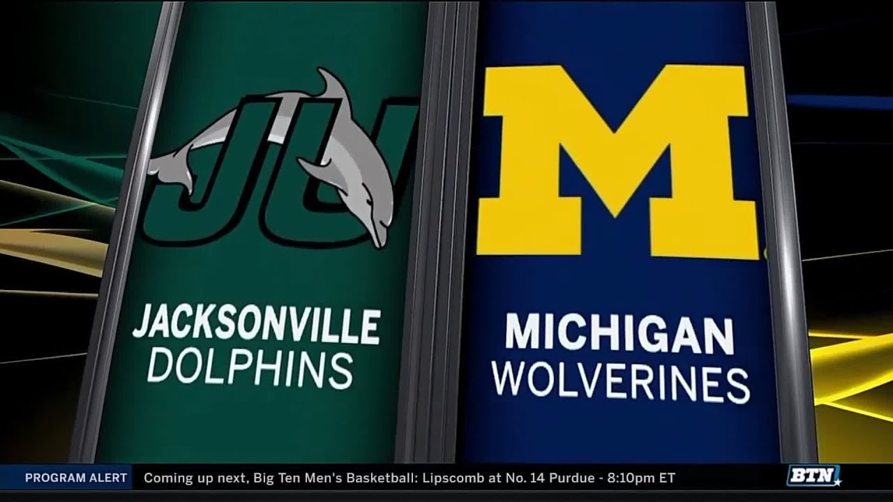 Jacksonville at Michigan - Men's Basketball Highlights - YouTube