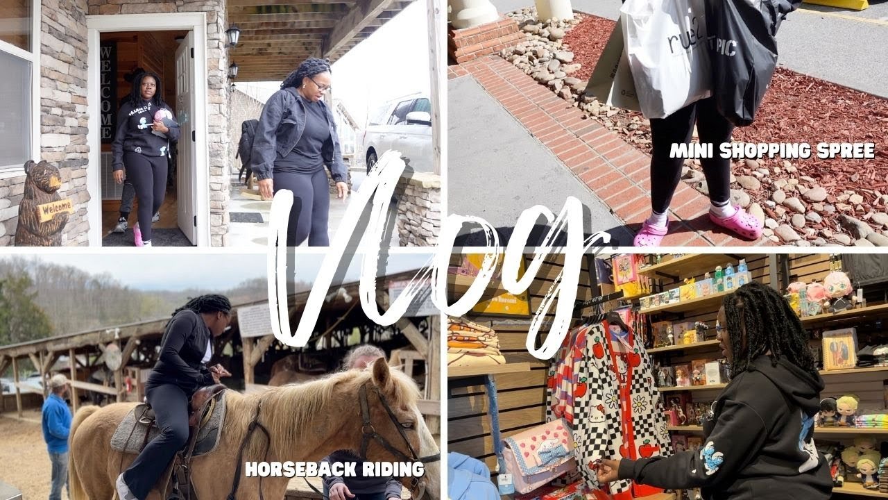 Winter Cabin Trip ️ | Mini SHOPPING SPREE At Tanger Outlet Mall ...
