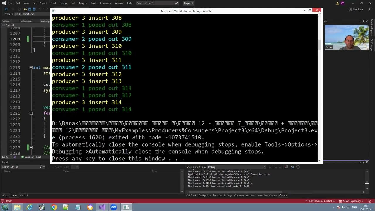 CPP - Threads producers & consumers 03 - YouTube