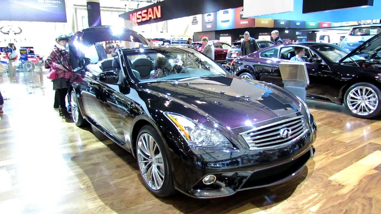 2012 Infiniti G37X Convertable Exterior and Interior at 2012 Toronto ...