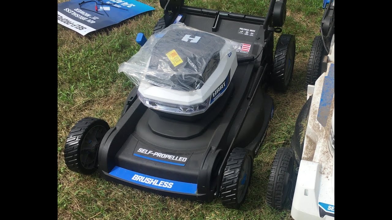 Walmart Clearance Hart 40V 21” Brushless Self-Propelled Mower Kit ...