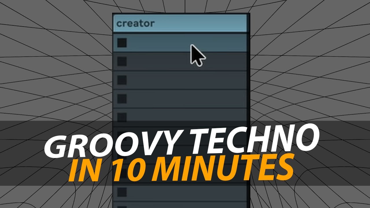 Create a Groovy Techno Track in 10 Minutes with Ableton Live - YouTube