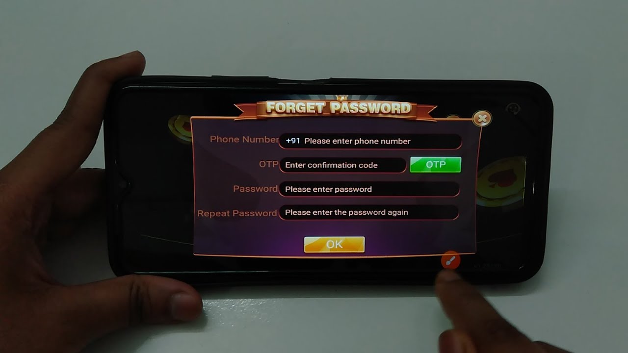How to forget password in Teen Patti Rich | password Kaise forget Kare ...