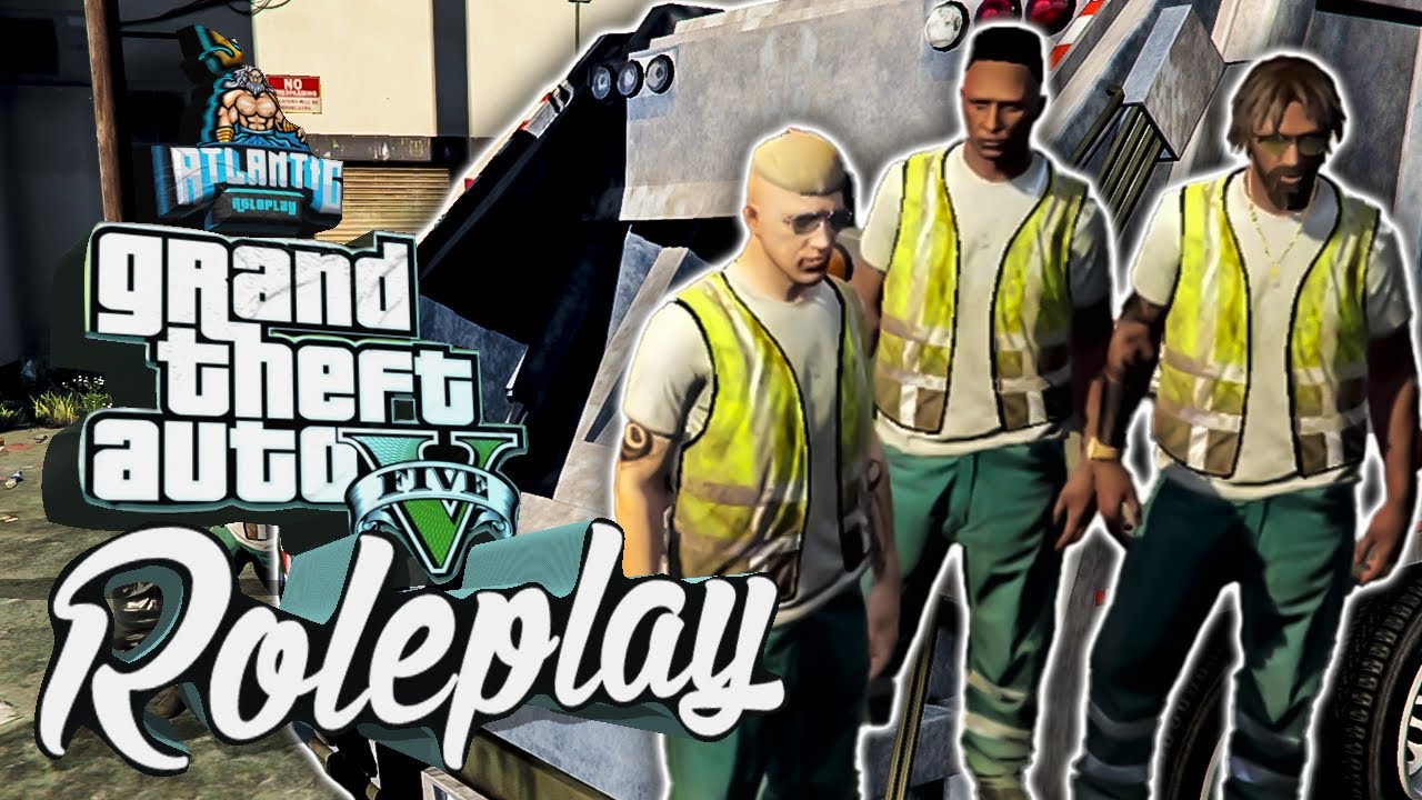 GTA RP #22 - Trabalho de LIXEIRO e fizemos LIXO ELECTRÓNICO na cidade ...