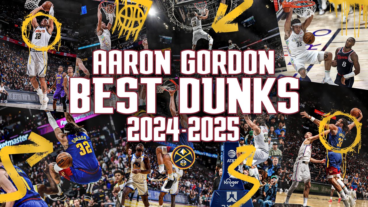 Best of Aaron Gordon: Dunks | Full 2024-25 Season 🎥 - YouTube