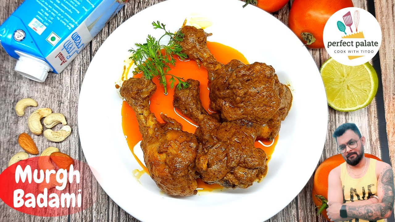 Badami Chicken | Murgh Badami |CREAMY ALMOND CHICKEN RECIPE | Kacha ...