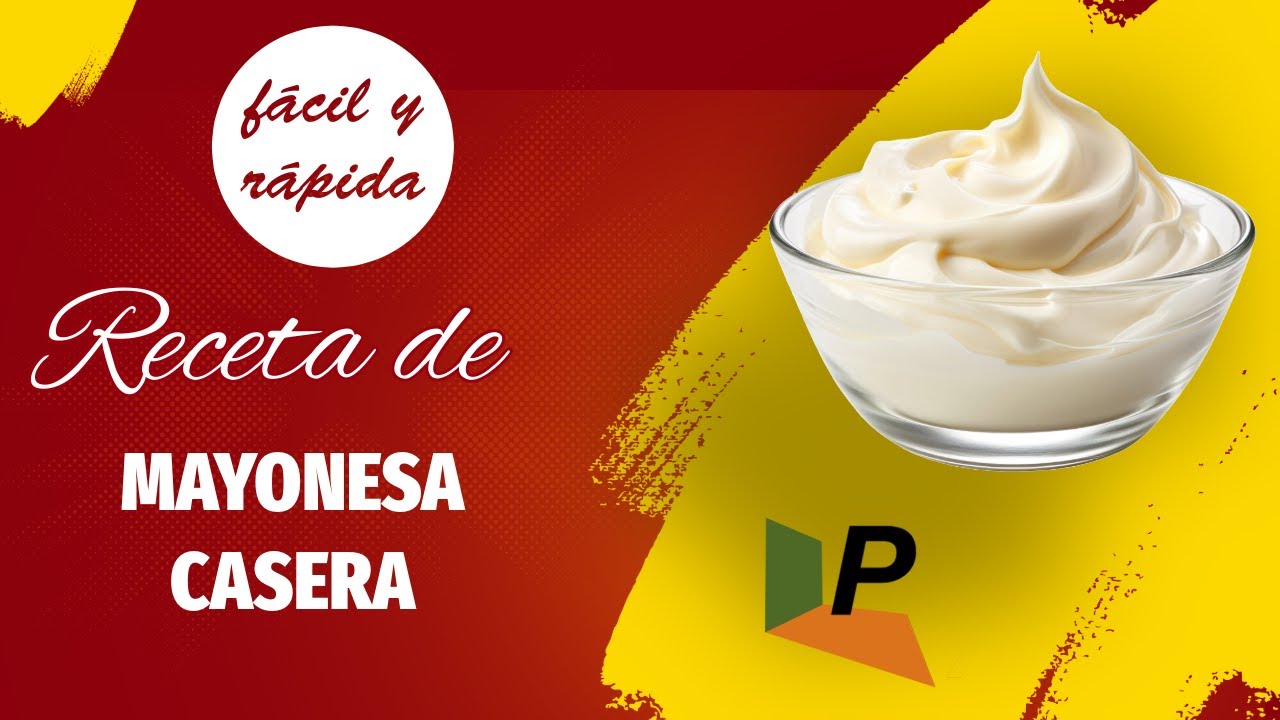 Cómo preparar mayonesa casera - receta fácil de hacer - YouTube