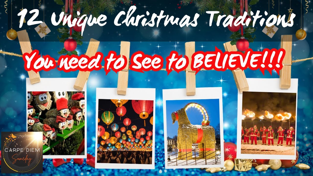 12 Unique Christmas Traditions you need to SEE!!! - YouTube