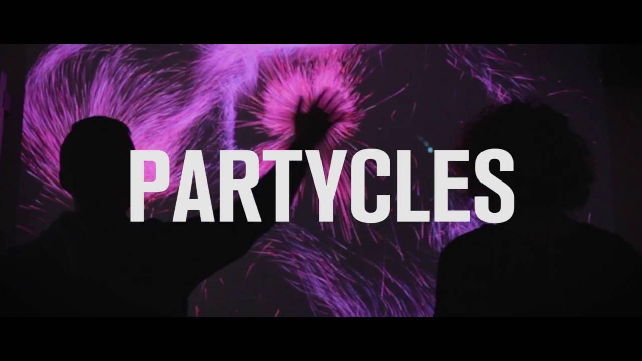 Partycles - An Interactive Installation // Microsoft Kinect - YouTube