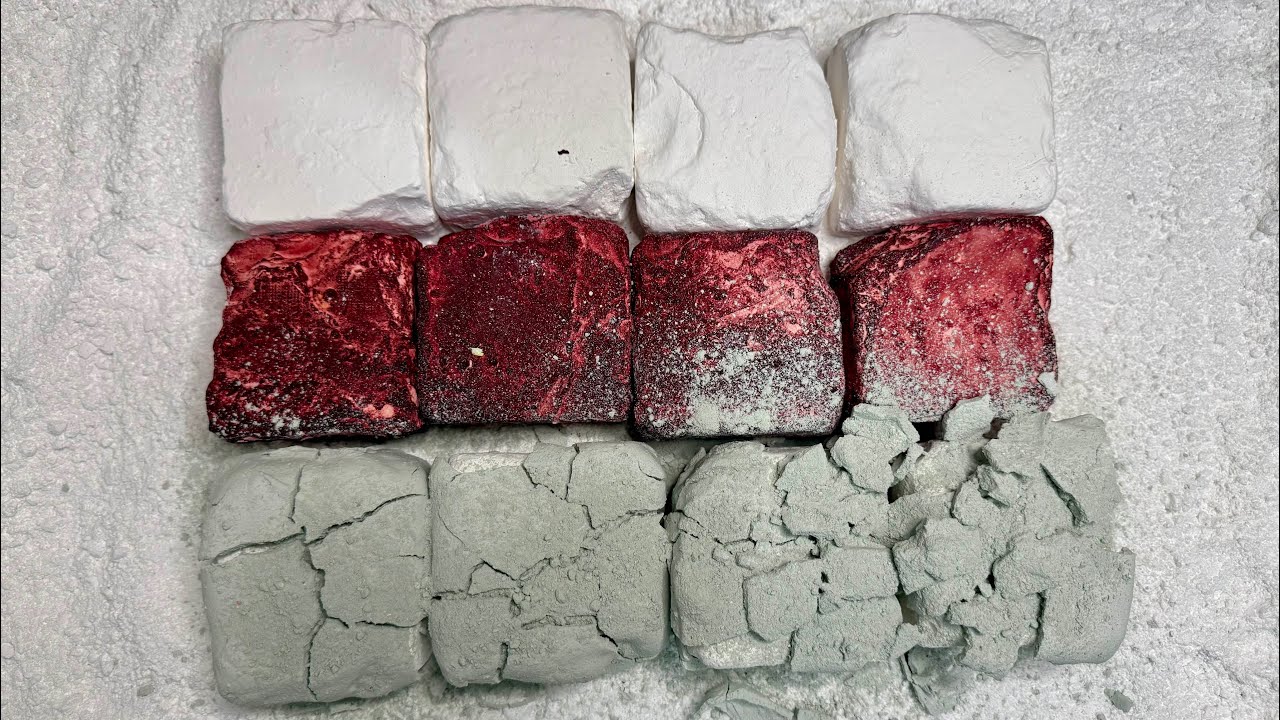 Unpolished Chalk 3 Ways|Red Dyed Chalk||Green Pasted Chalk|PJ Chalk ...