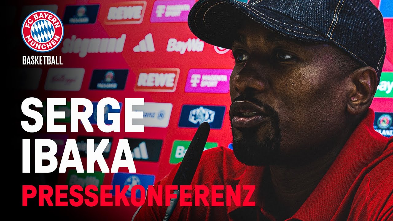 Pressconference with Serge Ibaka | FC Bayern Basketball - YouTube