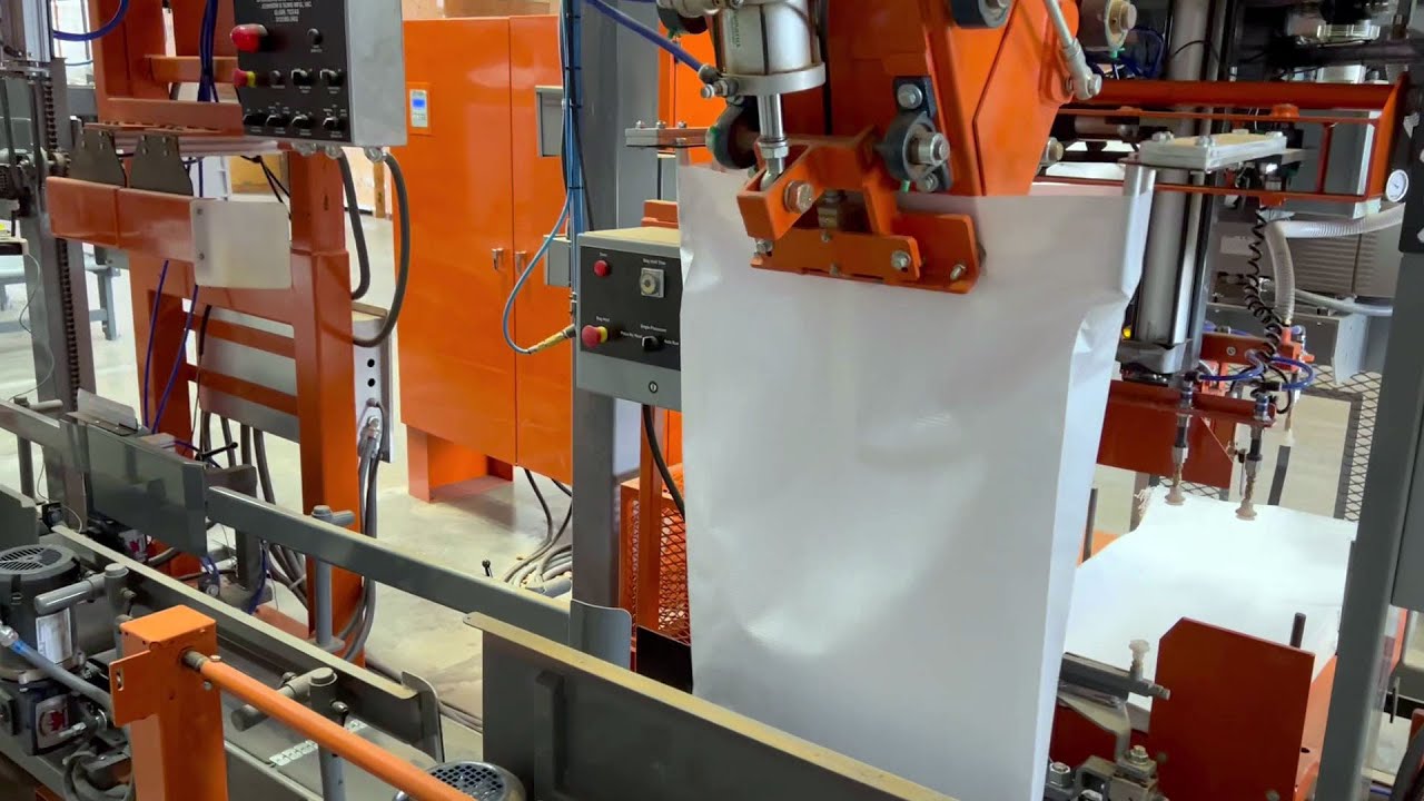 Automatic Bag Placer for Open Mouth Bagging Systems - YouTube