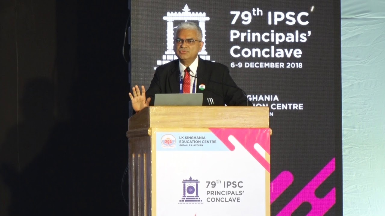 DR CVR MURTHY @ IPSC Principals Conclave 2019 - 01 - YouTube