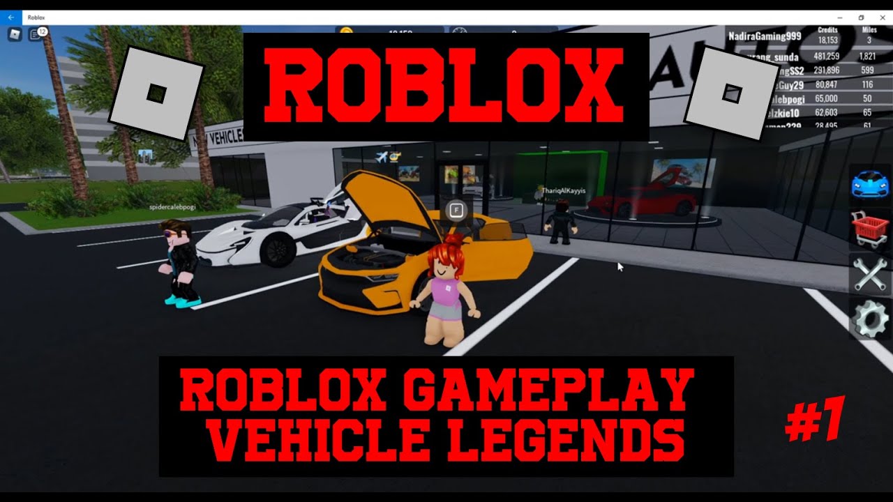 Roblox Gameplay Vehicle Legends Part 1 - YouTube