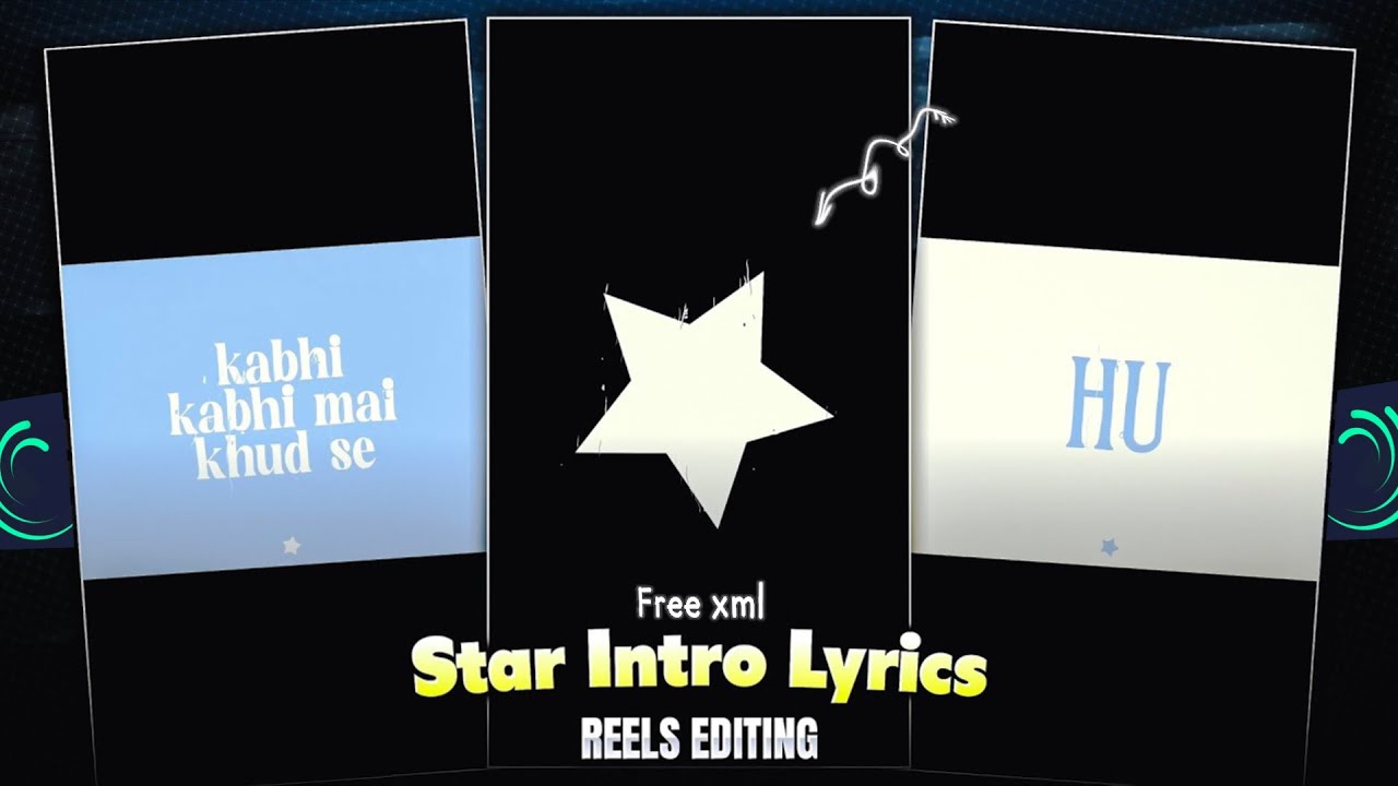 Instagram Trending Lyrics xml | Star Lyrics Reels Edit Alight Motion ...
