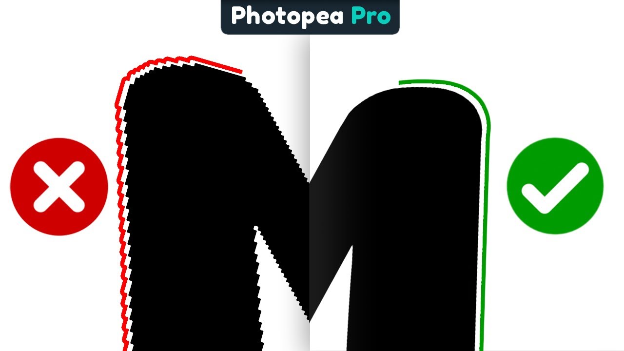 Jagged Pixelated Text In Photopea THE FIX YouTube Jagged Pixelated Text In Photopea THE FIX YouTube