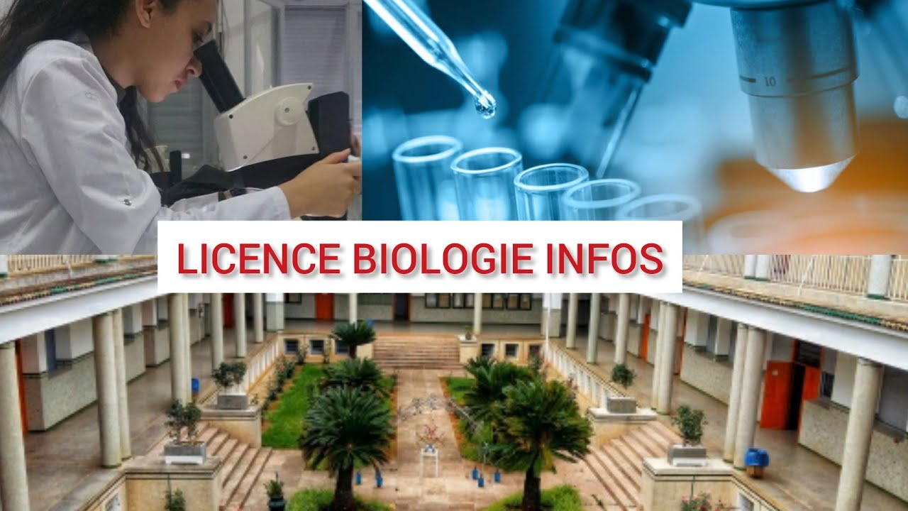 Le cursus de la Licence Fondamentale Biologie à la FSR -Faculté des ...